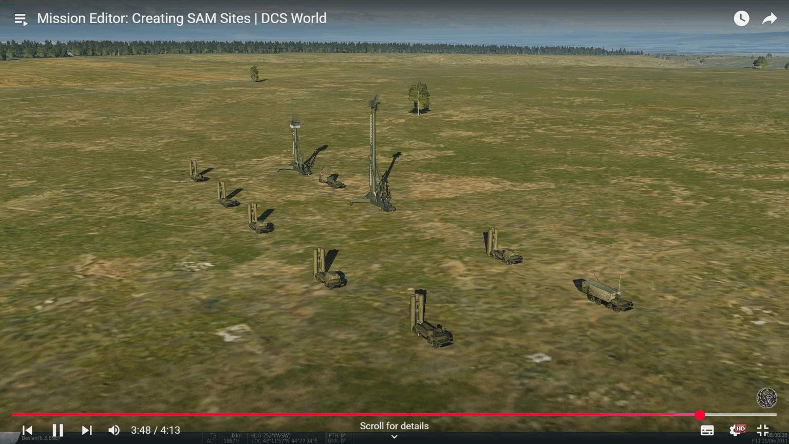 DCS World Mission Editor Tutorial: How to Build Air Defences - SAM/AAA ...