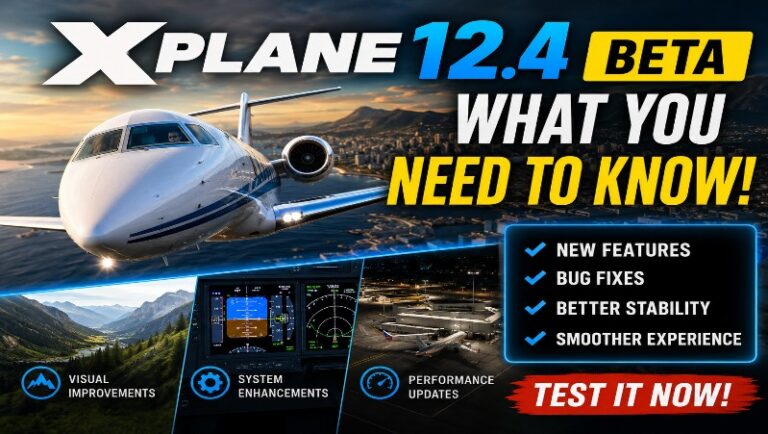 X-Plane 12.4 Beta - What You Need to Know! - Lets Fly VFR